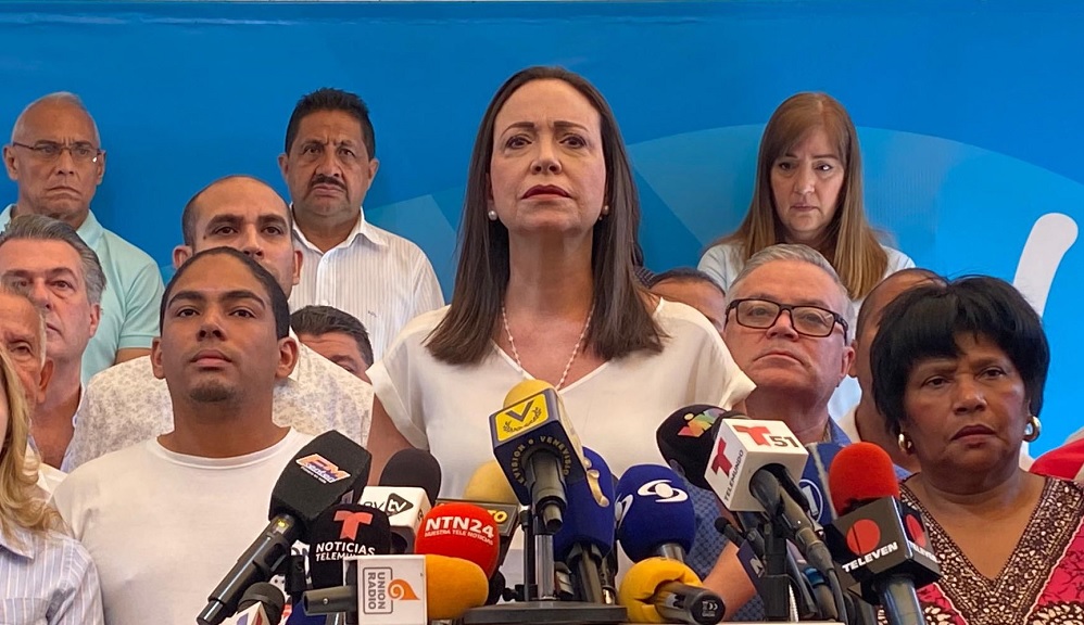 La posición de María Corina Machado ante postulación de Rosales en ...